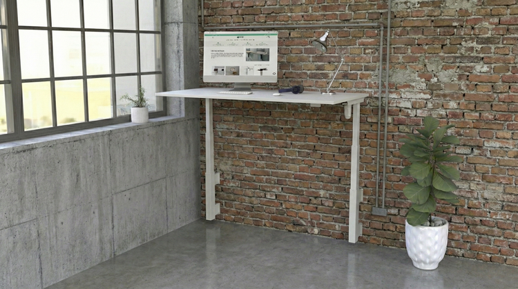 Best Wall Mounted Standing Desks in UK: Height Adjustable from £304 ...