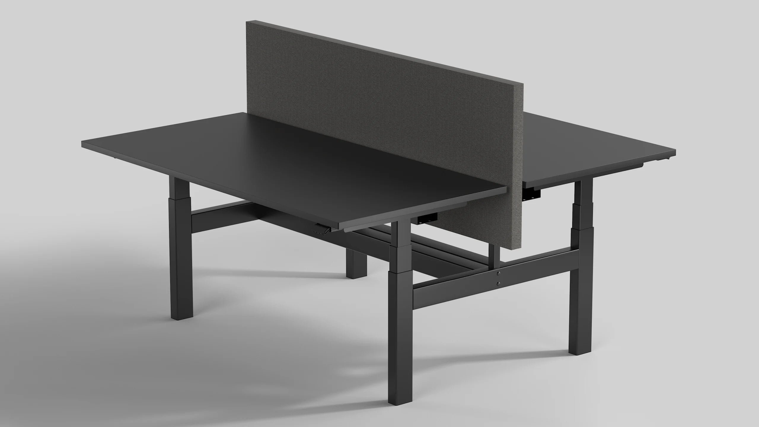 LINAK Milano Duo Height Adjustable Back-to-Back Bench Desk with Smart ...